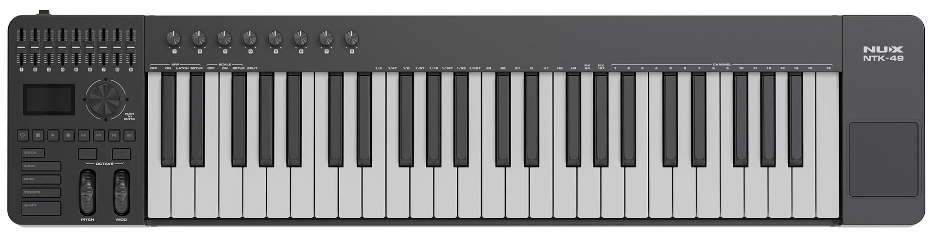 NUX NTK Series: nuevos teclados controladores que integran trackpad de ratón | Hispasonic